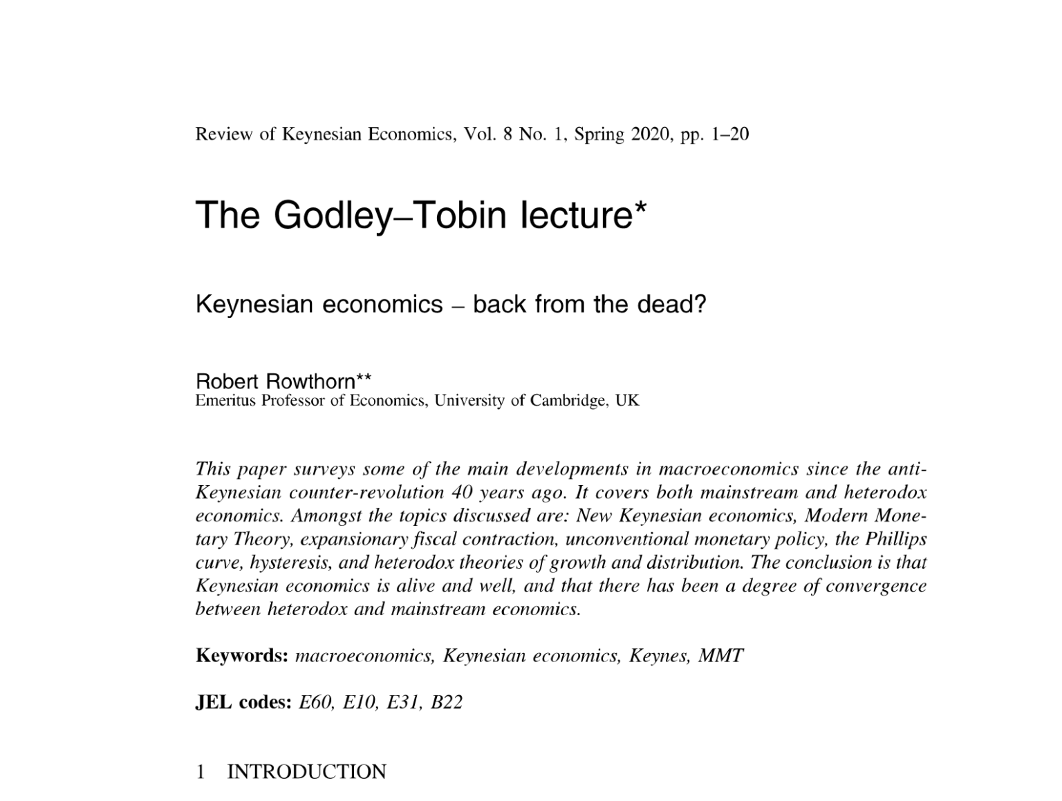 james tobin Archives — The Case For Concerted Action