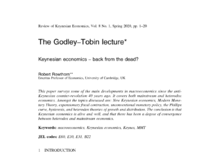 james tobin Archives — The Case For Concerted Action